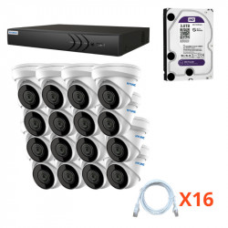 Kits complet de 16 caméras IP - Pack Vidéosurveillance - www.direct ...